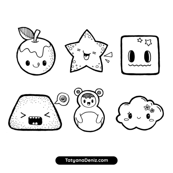 Kawaii Body Shapes and Character Design