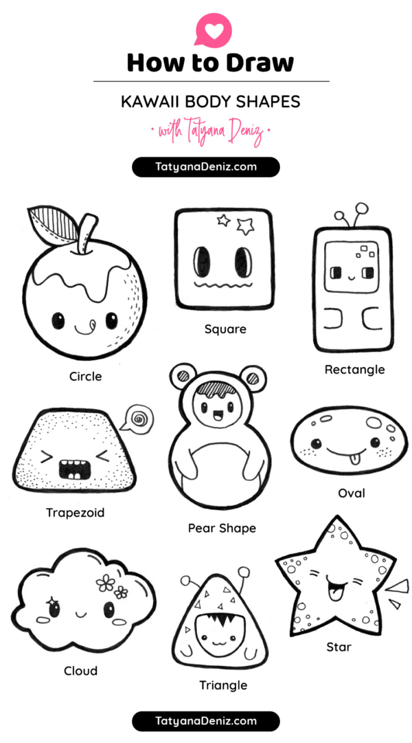 Kawaii Body Shapes and Character Design