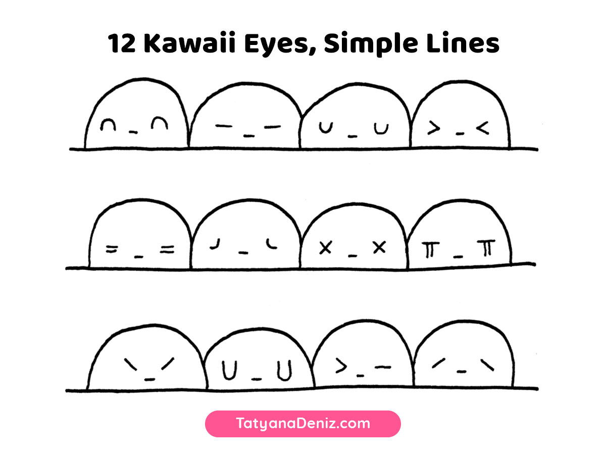 How to Draw Kawaii Eyes and Mouths