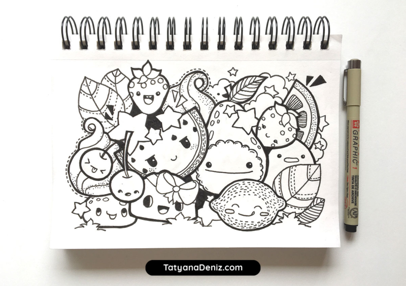How to Design an Awesome Kawaii Doodle in 5 Easy Steps