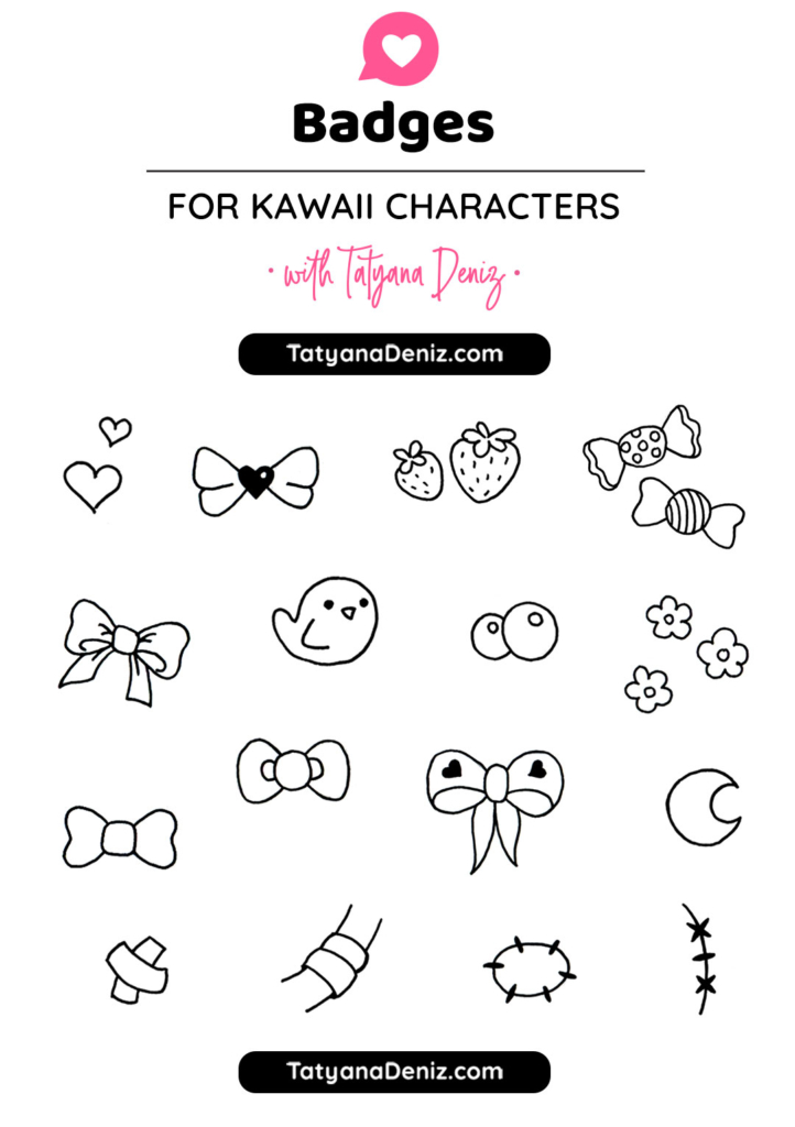 How to Draw Accessories for Kawaii Drawings to Tell a Story