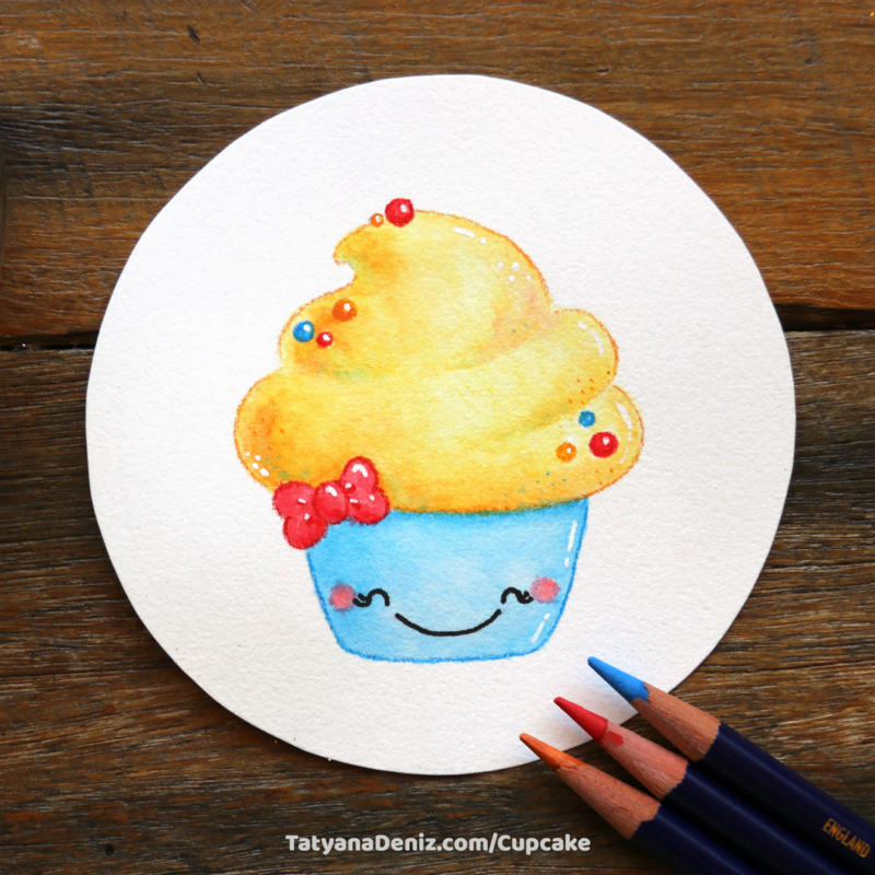 How to Draw a Super Cute Cupcake: Step-by-Step Drawing Tutorial