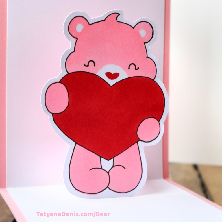 Let's Draw a Cute Valentine's Day Bear: Step-by-step Drawing Tutorial