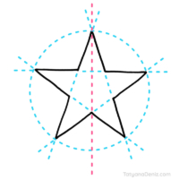 How to Draw a Star Freehand with Free Printable Worksheets