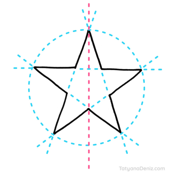 How to Draw a Star Freehand with Free Printable Worksheets