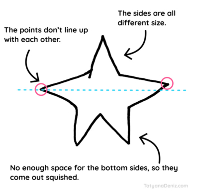 How to Draw a Star Freehand with Free Printable Worksheets