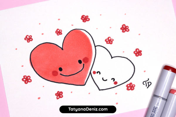 Valentine's Day Doodles: Quick and Easy Drawing Tutorial for Beginners