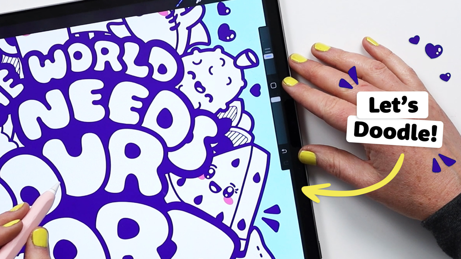 Create a FULL PAGE Doodle in Procreate: Step-by-step Tutorial