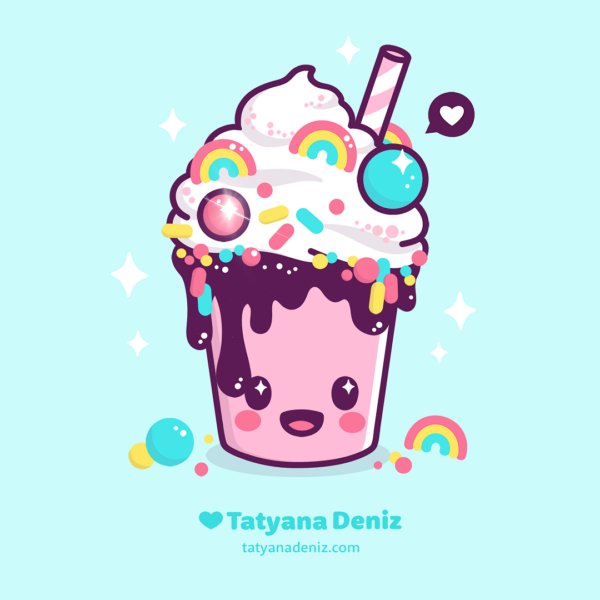 Kawaii Art by Tatyana Deniz